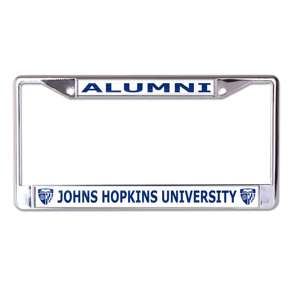 Johns Hopkins University Alumni Chrome License Plate Frame – 1StopClickShop